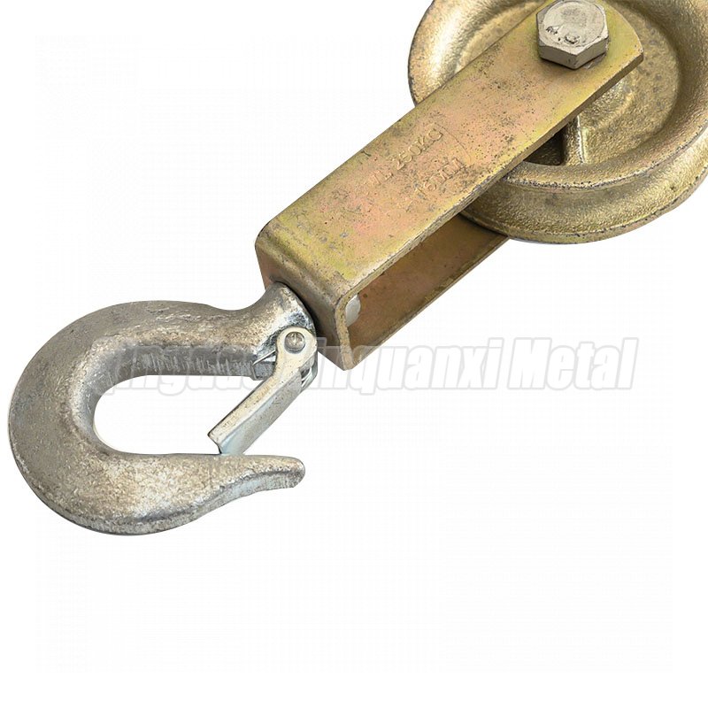 Snatch Block With Hookself-locking For Manila Rope XQX050