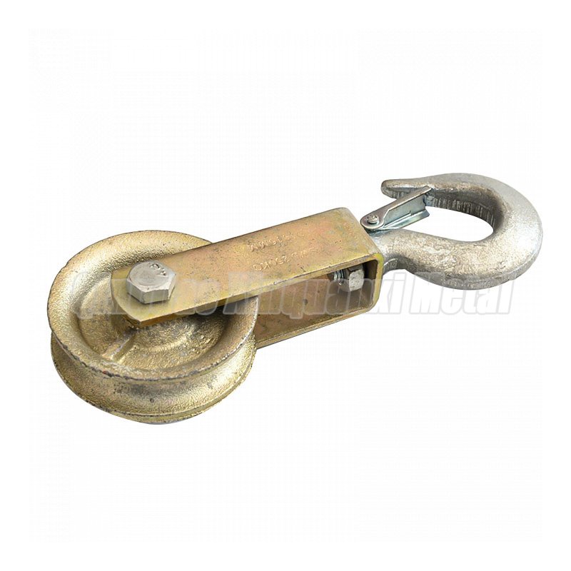 Snatch Block With Hookself-locking For Manila Rope XQX050