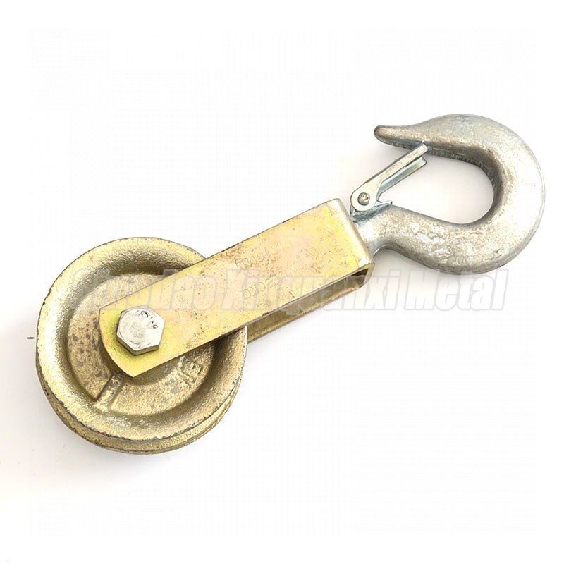 Snatch Block With Hookself-locking For Manila Rope XQX050