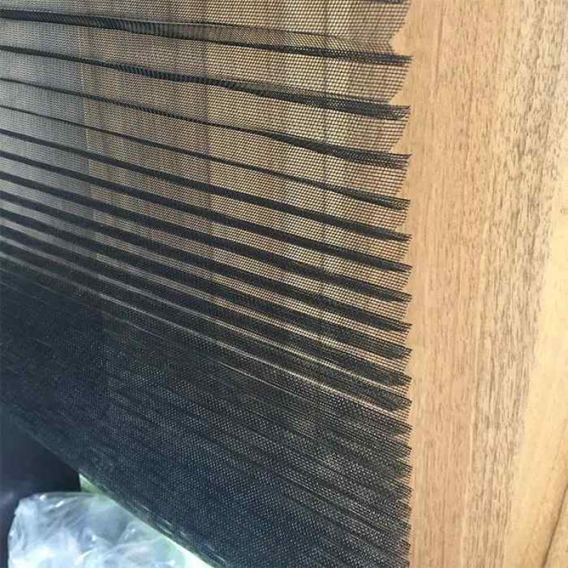 pleated pp mosquito net|plisse insect mesh screen|window screen|pleated ...