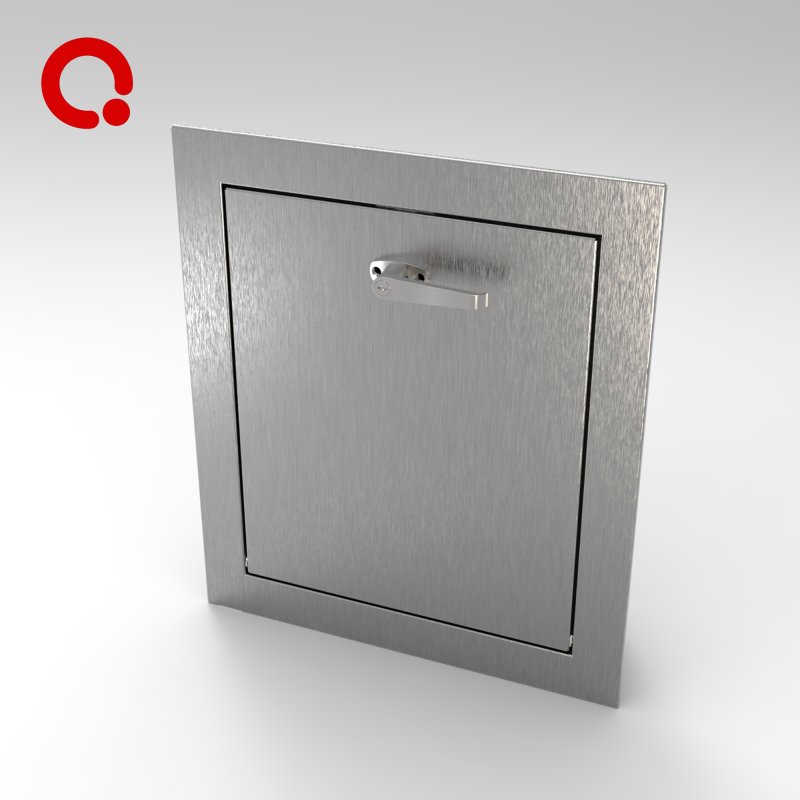 QDCE Secure Trash Chute Door for Safe and Easy Waste Access