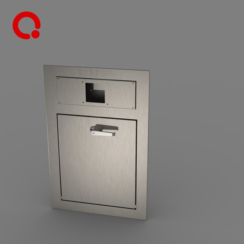 QDCE Secure Trash Chute Door for Safe and Easy Waste Access