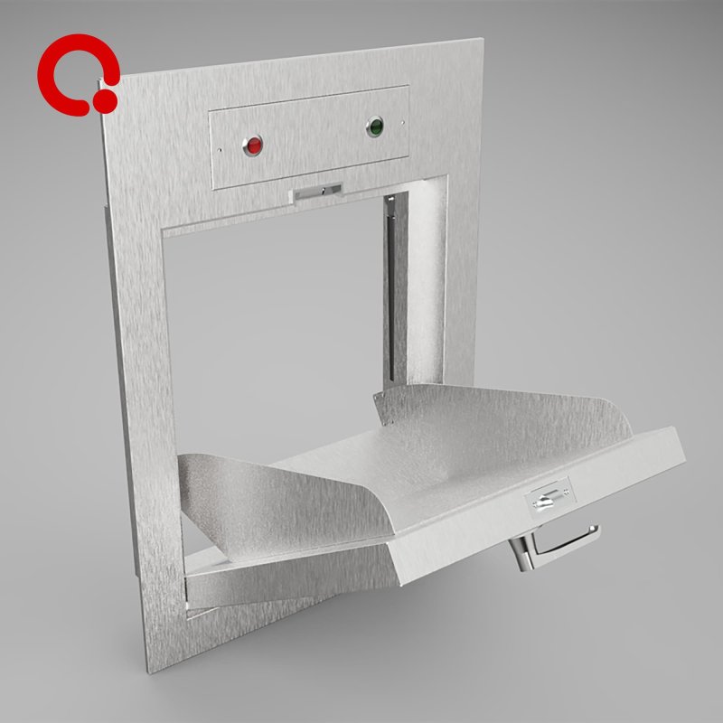 QDCE Secure Trash Chute Door for Safe and Easy Waste Access