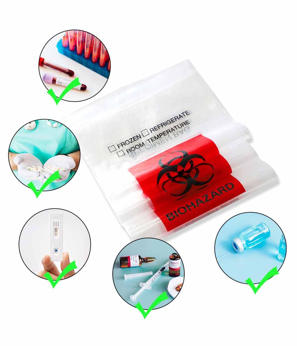Professional Medical Packaging|Biohazard bags|Specimen Bag