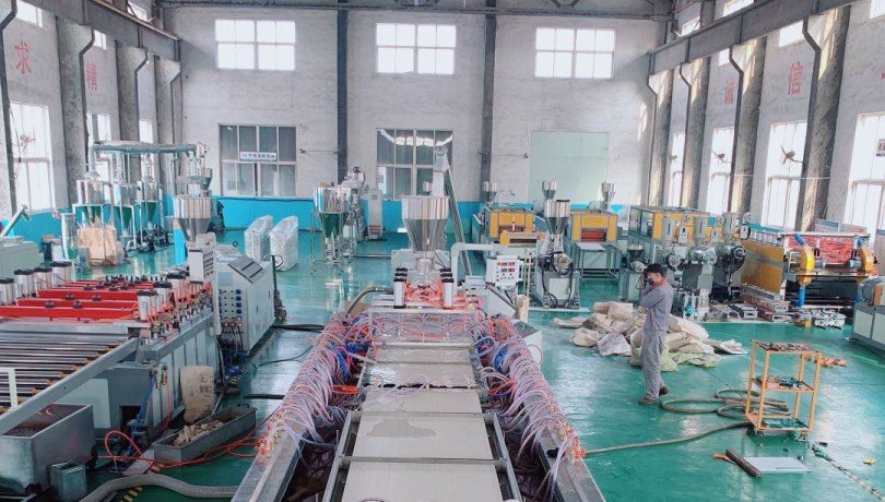 WPC door making machine turnkey production line with auxiliary equipments
