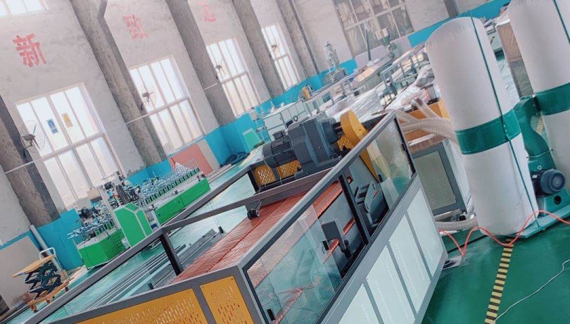 WPC door making machine turnkey production line with auxiliary equipments