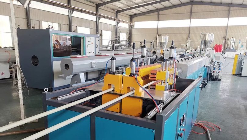 PVC electric cable conduit pipe making machine