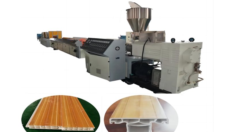 Wood Plastic Lumber Extruder Machine CE certificated in stock Plastic ...