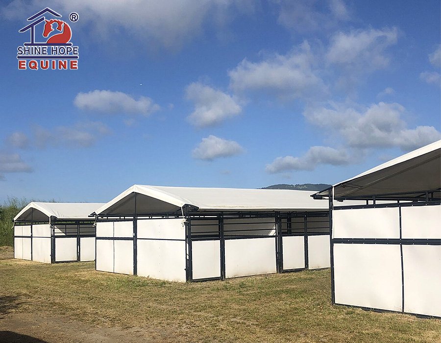 Portable Horse Barns SHE123