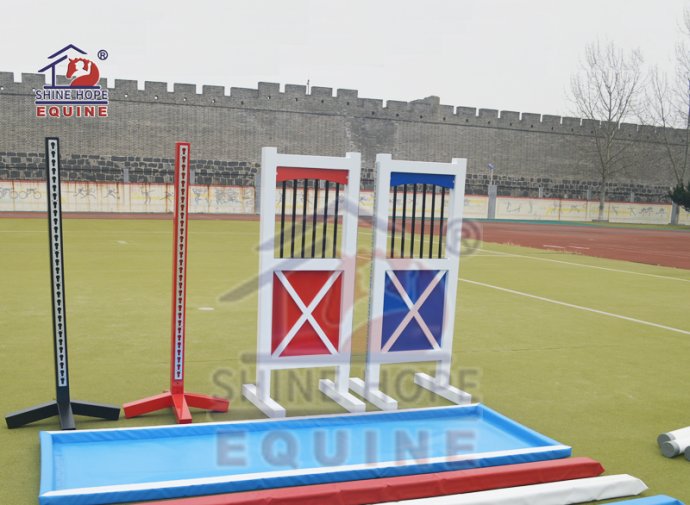 Vertical and Oxer jump